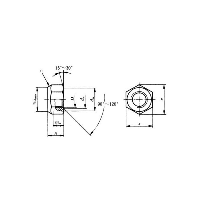 stainless steel all metal hex lock nut from China manufacturer ...